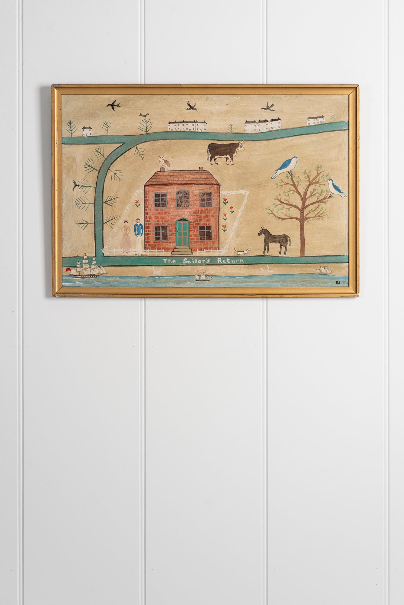 "The Sailors Return" Painting – Studio Hám