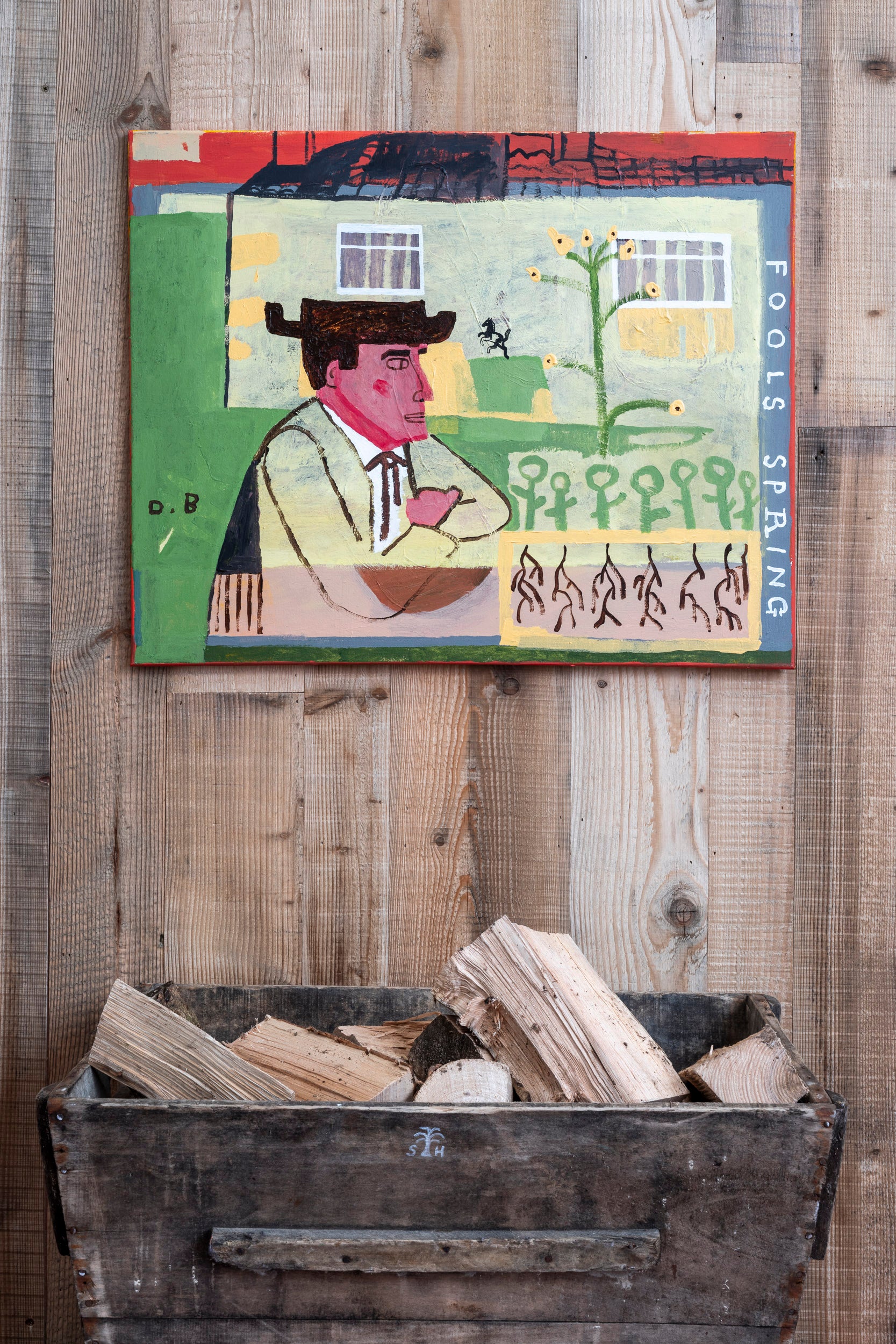 "Fools Spring" Painting – Studio Hám