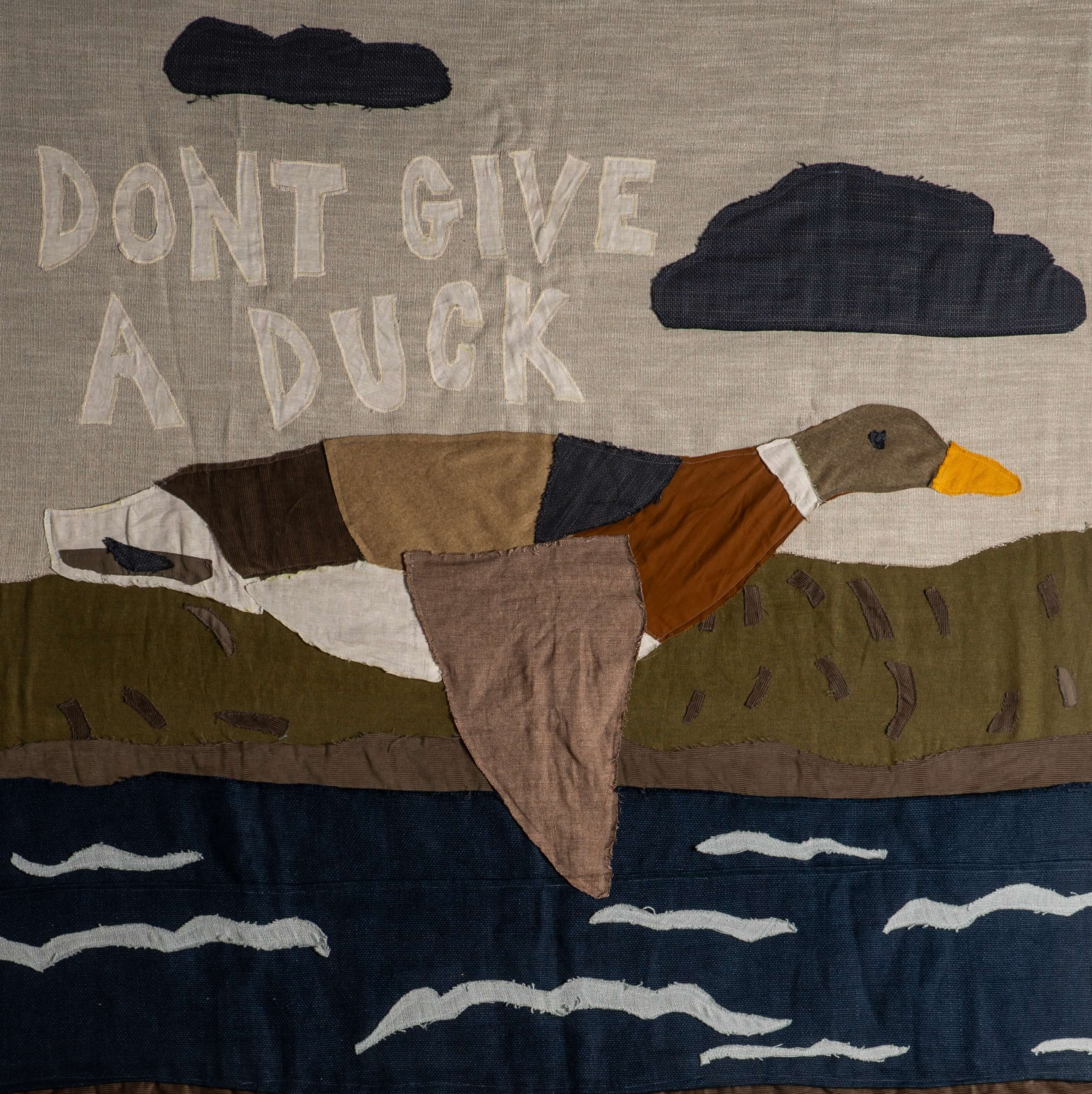 "Don't Give a Duck" Tapestry Flag – Studio Hám