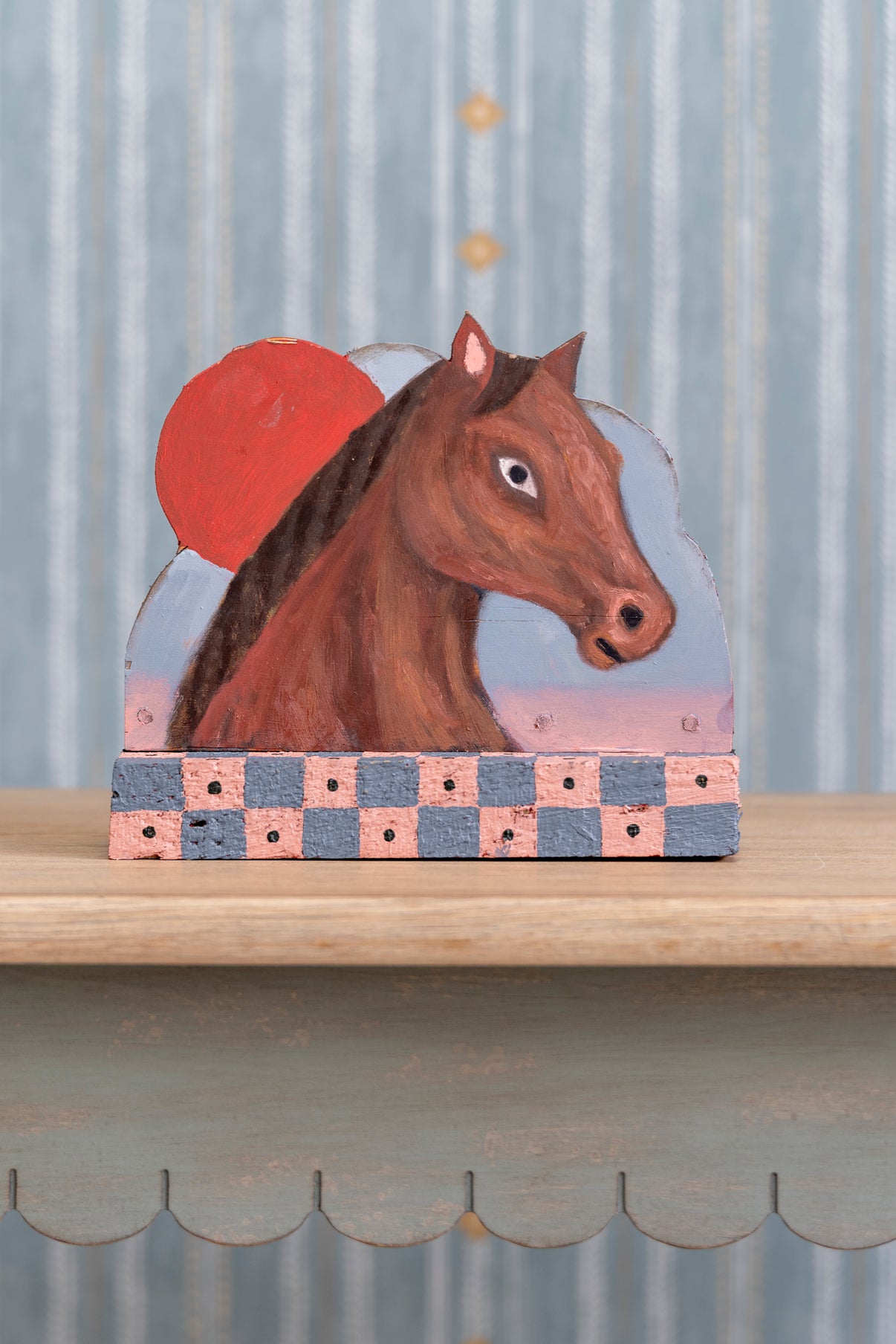 Painted Horse Plaque – Studio Hám