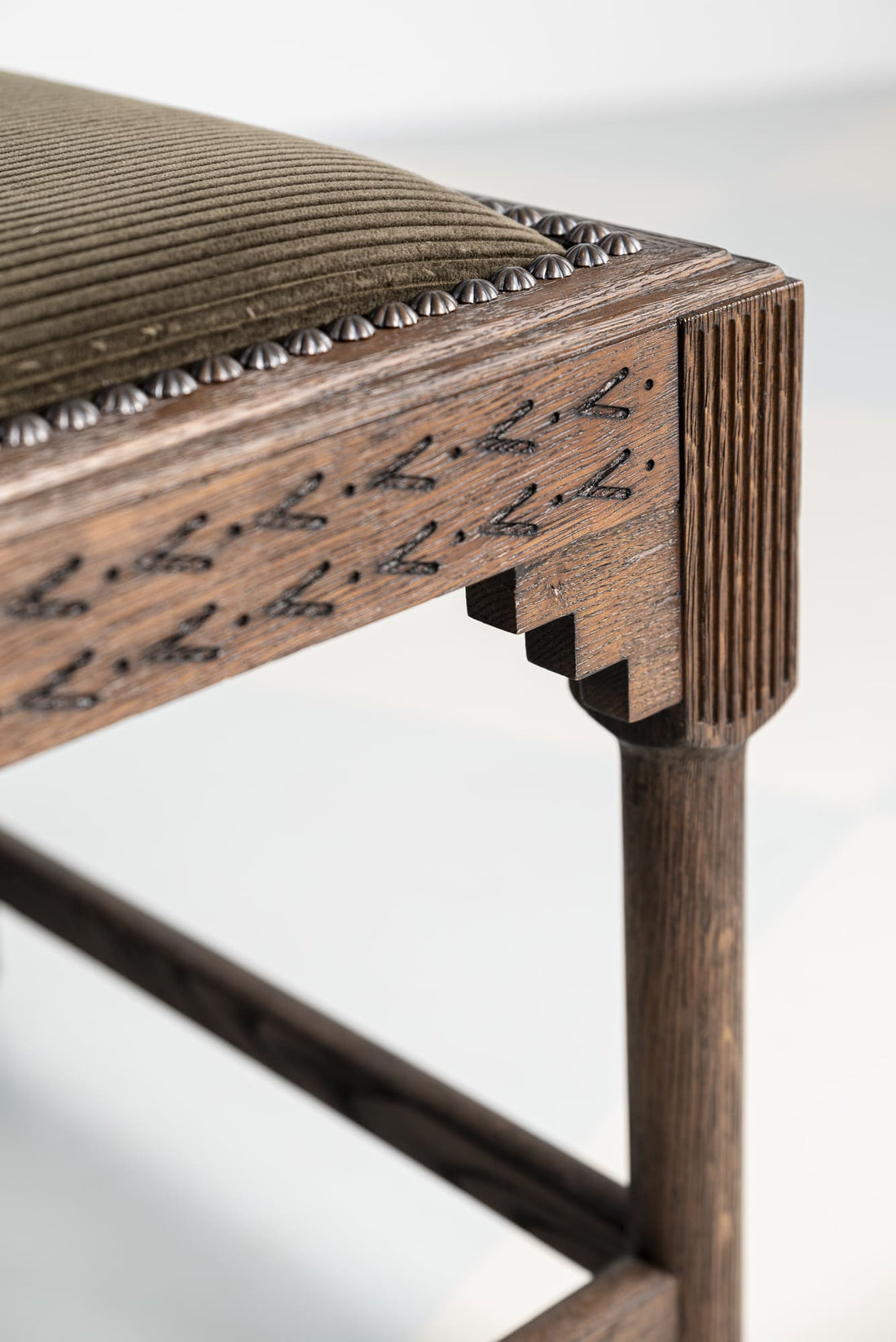 The 'West' Stool - Cowboy Dark Timber (Corduroy) – Studio Hám