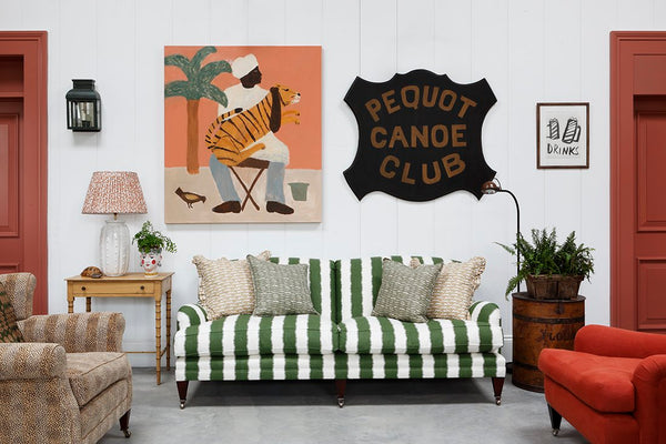 "Pequot Canoe Club" Wooden Sign – Studio Hám