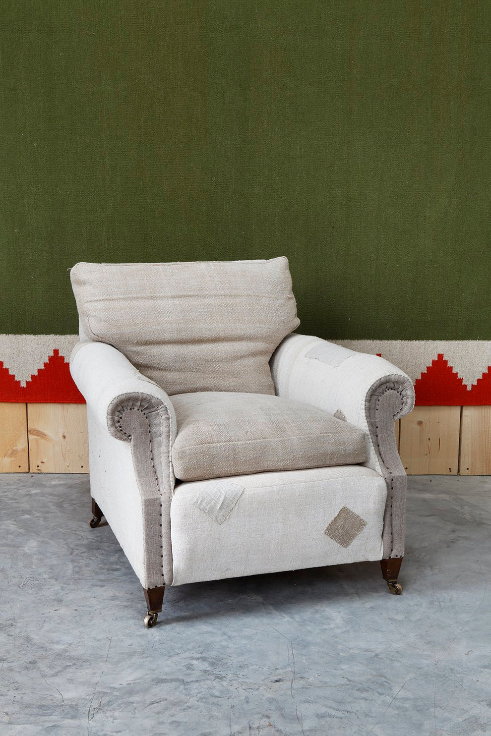 19th Century Upholstered Patch Chair – Studio Hám